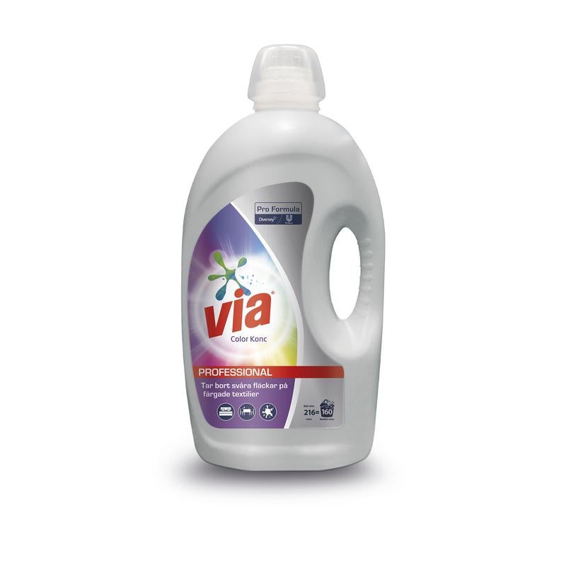 Tvättmedel Via Pro Formula Flytande Color 4,32l