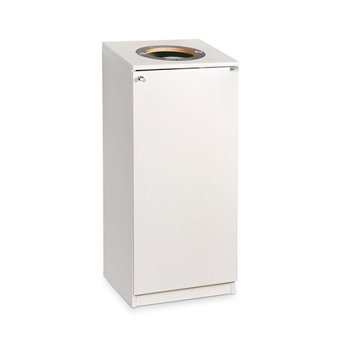 Avfallsbehållare 1 fack Longopac mini grå - Nordic Cleanware